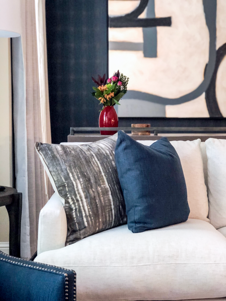 BEFORE AND AFTER: MAXIMIZE A LONG NARROW LIVING ROOM | Erika Ward Interiors Atlanta: Interior ...